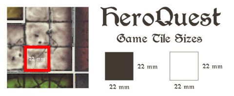 What scale are HeroQuest miniatures? - Dragon Bone Games