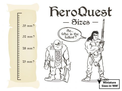 What scale are HeroQuest miniatures? - Dragon Bone Games